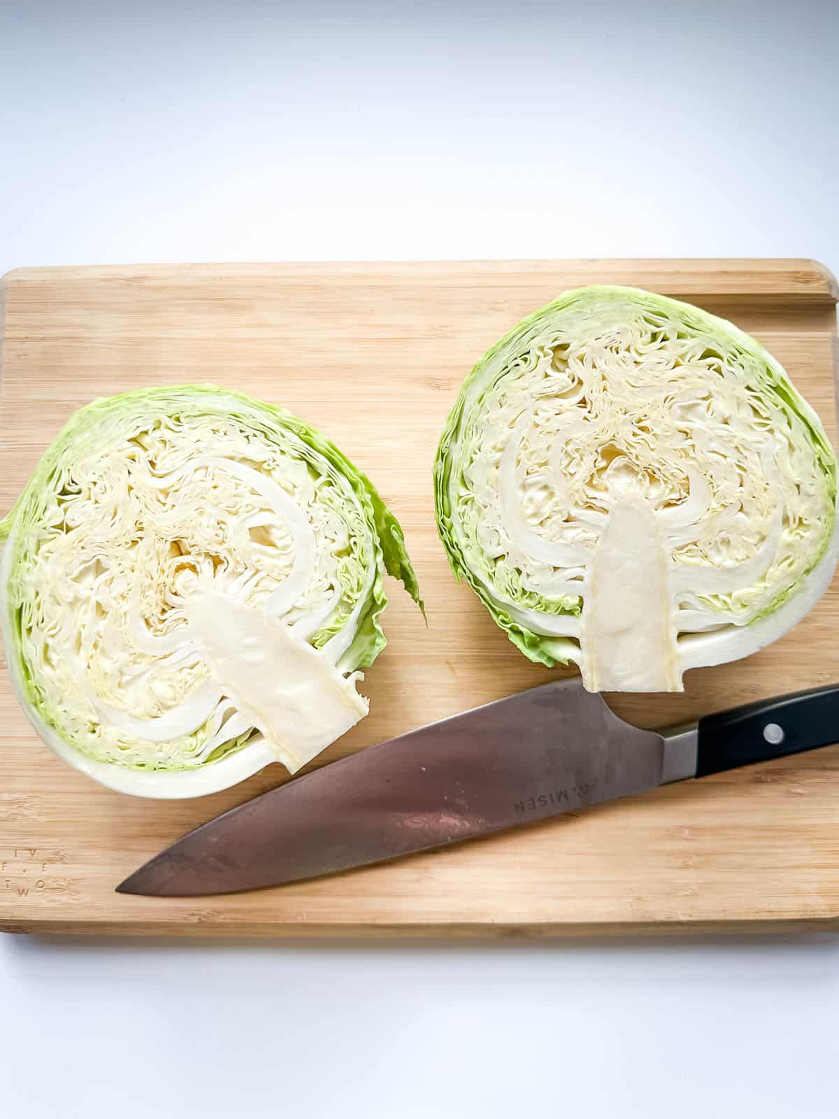 Simple Roasted Cabbage Wedges with Orange-Mustard Vinaigrette – Natalie ...