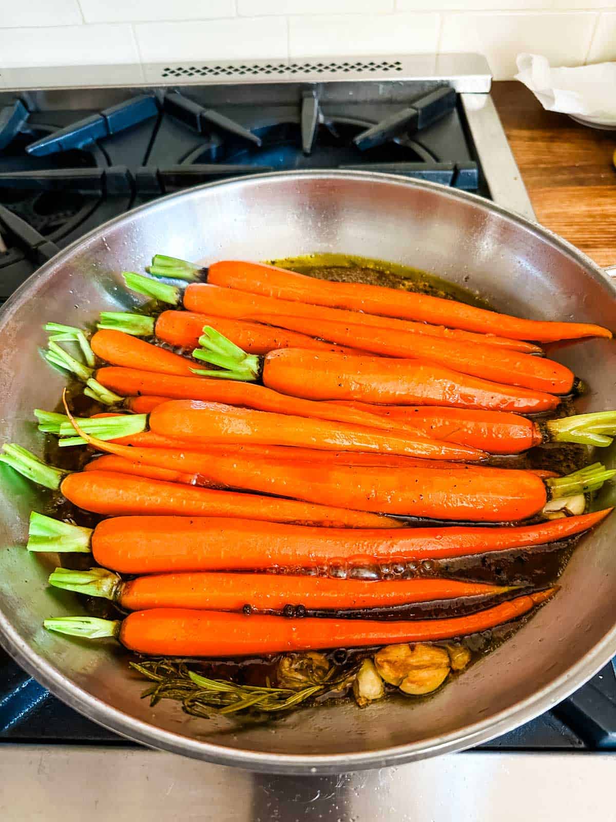 The Ultimate Hot Honey Pan Roasted Whole Carrots – Natalie Marble Cooks