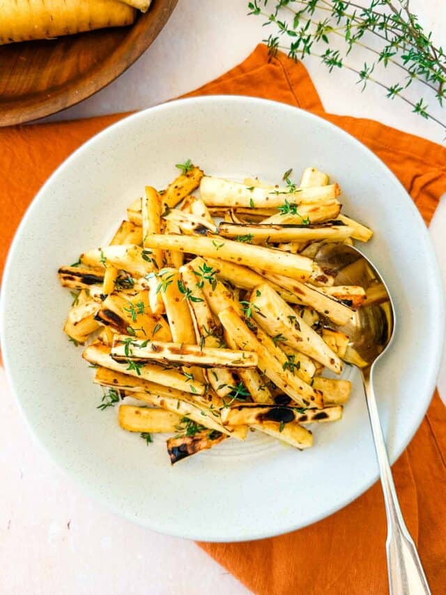 Simple Honey and Mustard Roasted Parsnips – Natalie Marble Cooks